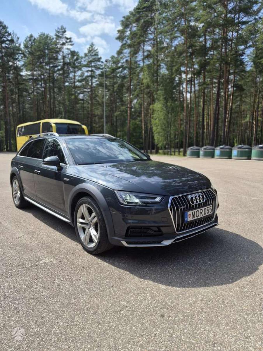 Pelēks Audi A4 Allroad 2017 Druskininkai, ar dzinēja tilpumu 2.00 L un nobraukumu 360 tūkst. km par 12500 €, foto 4 vietnē AUTOMOTO.COM.LV