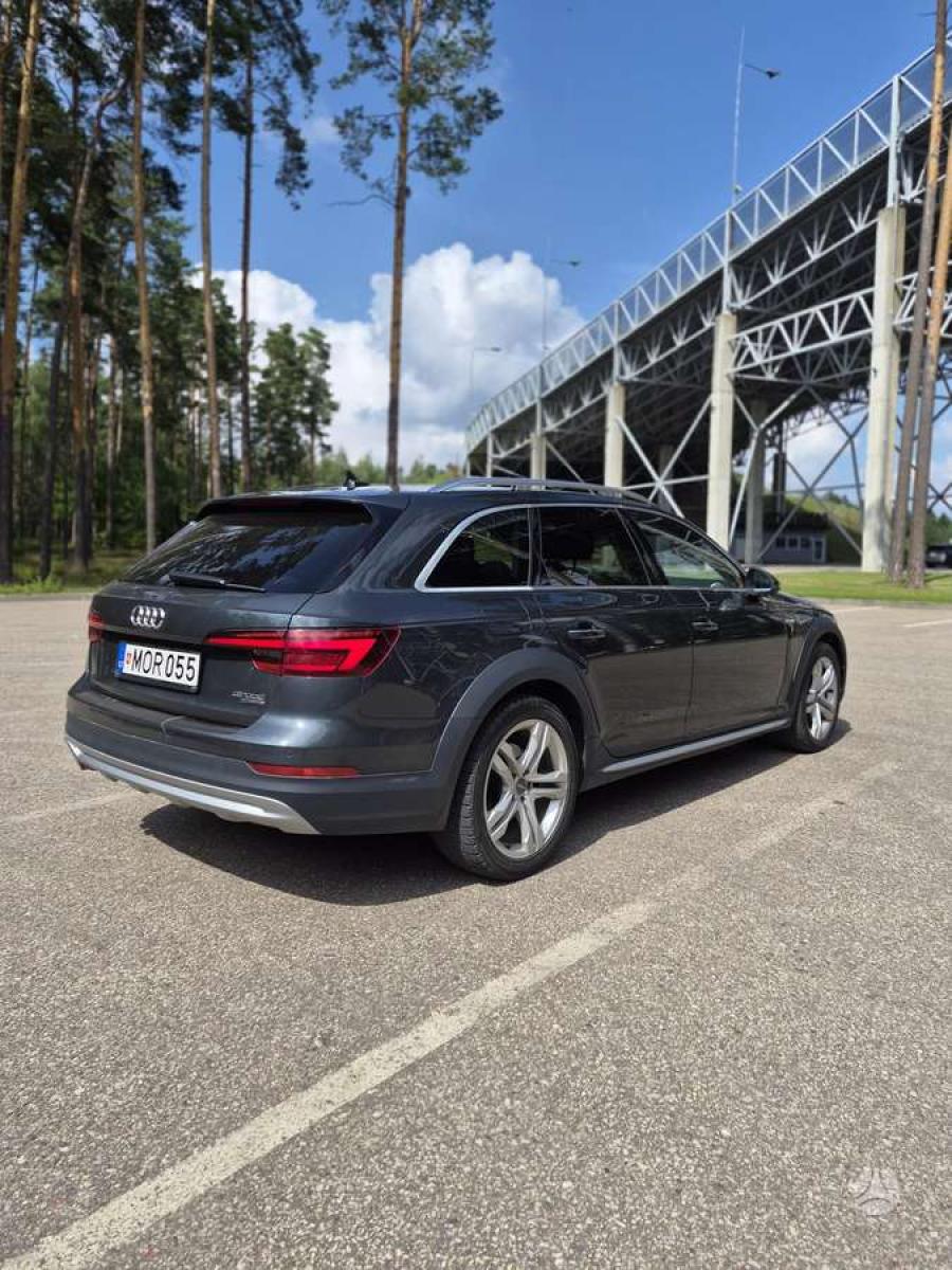 Pelēks Audi A4 Allroad 2017 Druskininkai, ar dzinēja tilpumu 2.00 L un nobraukumu 360 tūkst. km par 12500 €, foto 6 vietnē AUTOMOTO.COM.LV