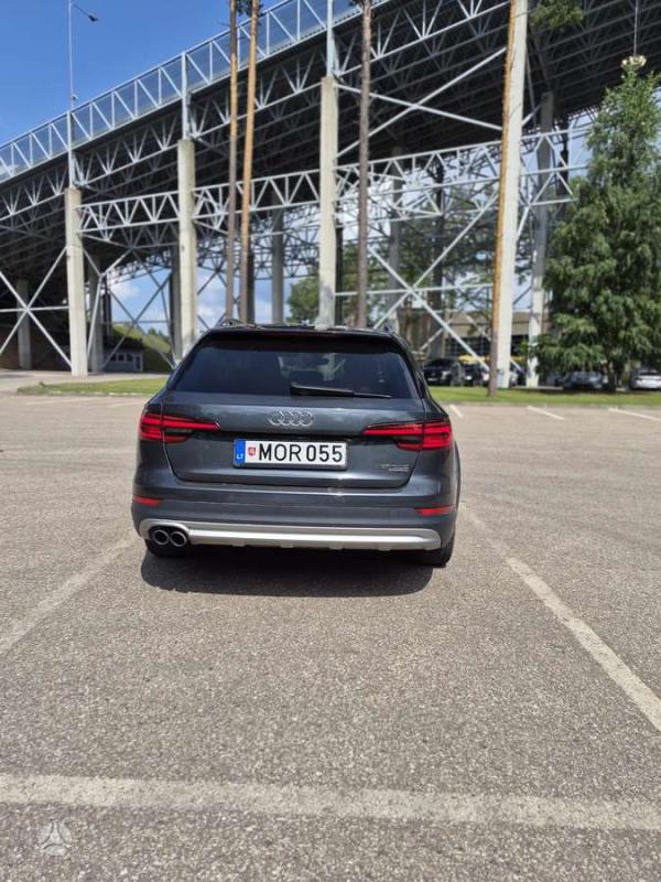 Pelēks Audi A4 Allroad 2017 Druskininkai, ar dzinēja tilpumu 2.00 L un nobraukumu 360 tūkst. km par 12500 €, foto 6 vietnē AUTOMOTO.COM.LV