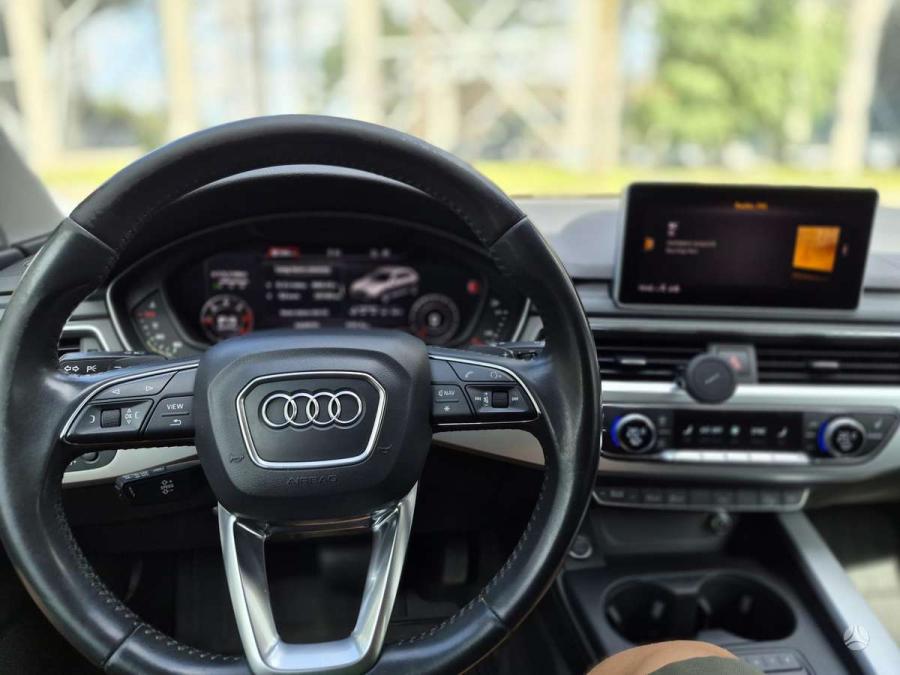 Pelēks Audi A4 Allroad 2017 Druskininkai, ar dzinēja tilpumu 2.00 L un nobraukumu 360 tūkst. km par 12500 €, foto 14 vietnē AUTOMOTO.COM.LV