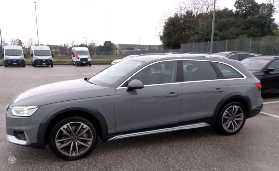 Pelēks Audi A4 Allroad 2021 Panevēža, ar dzinēja tilpumu 1.97 L un nobraukumu 170 tūkst. km par 18500 €, foto 2 vietnē AUTOMOTO.COM.LV