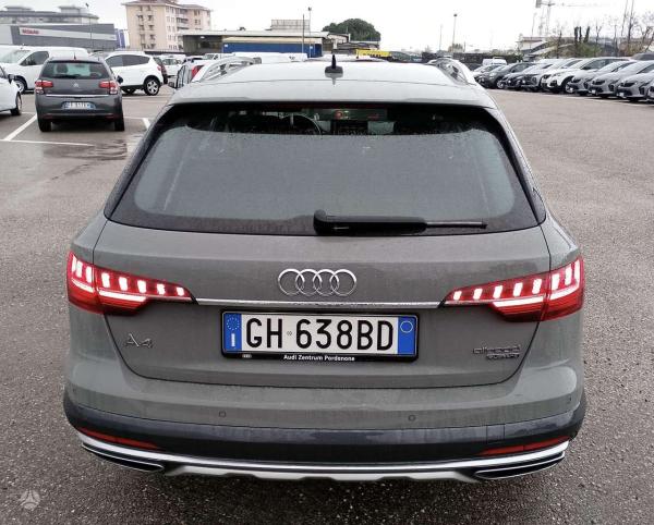 Grey Audi A4 Allroad 2021 in Panevezys, with an engine capacity of 1.97 L and mileage of 170 thousand km for 18500 €, photo 4 on AUTOMOTO.COM.LV