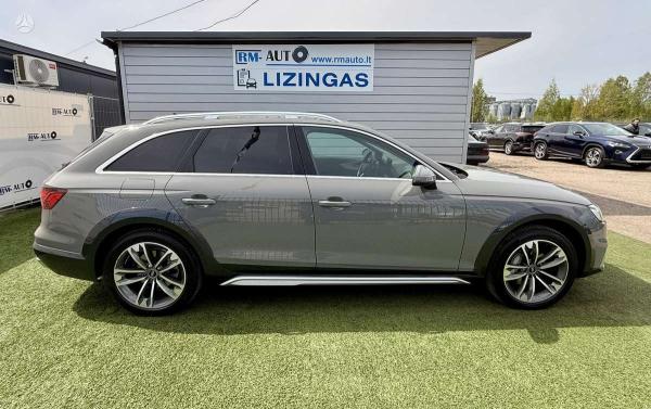 Pelēks Audi A4 Allroad 2021 Panevēža, ar dzinēja tilpumu 1.97 L un nobraukumu 172 tūkst. km par 21900 €, foto 5 vietnē AUTOMOTO.COM.LV