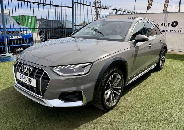 Grey Audi A4 Allroad 2021 in Panevezys, with an engine capacity of 1.97 L and mileage of 172 thousand km for 21900 €, photo 1 on AUTOMOTO.COM.LV