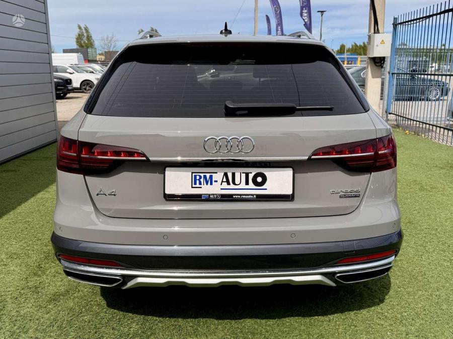 Pelēks Audi A4 Allroad 2021 Panevēža, ar dzinēja tilpumu 1.97 L un nobraukumu 172 tūkst. km par 21900 €, foto 8 vietnē AUTOMOTO.COM.LV