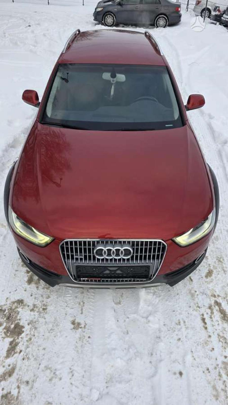 Red Audi A4 Allroad 2014 in Siauliai, with an engine capacity of 1.97 L and mileage of 282 thousand km for 8499 €, photo 9 on AUTOMOTO.COM.LV