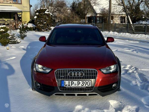 Red Audi A4 Allroad 2015 in Marijampole, with an engine capacity of 2.97 L and mileage of 216 thousand km for 10000 €, photo 2 on AUTOMOTO.COM.LV