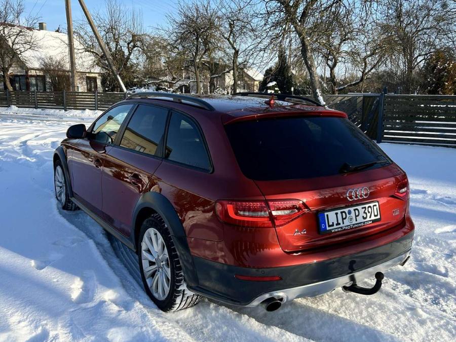 Sarkans Audi A4 Allroad 2015 Marijampole, ar dzinēja tilpumu 2.97 L un nobraukumu 216 tūkst. km par 10000 €, foto 6 vietnē AUTOMOTO.COM.LV
