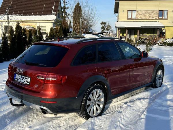 Red Audi A4 Allroad 2015 in Marijampole, with an engine capacity of 2.97 L and mileage of 216 thousand km for 10000 €, photo 8 on AUTOMOTO.COM.LV
