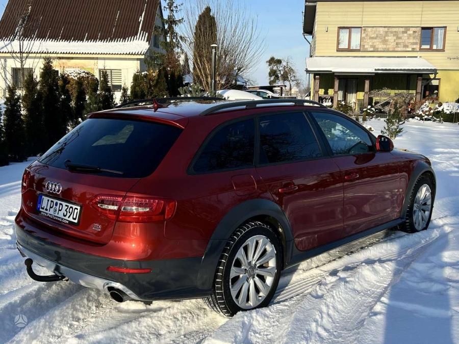 Sarkans Audi A4 Allroad 2015 Marijampole, ar dzinēja tilpumu 2.97 L un nobraukumu 216 tūkst. km par 10000 €, foto 8 vietnē AUTOMOTO.COM.LV