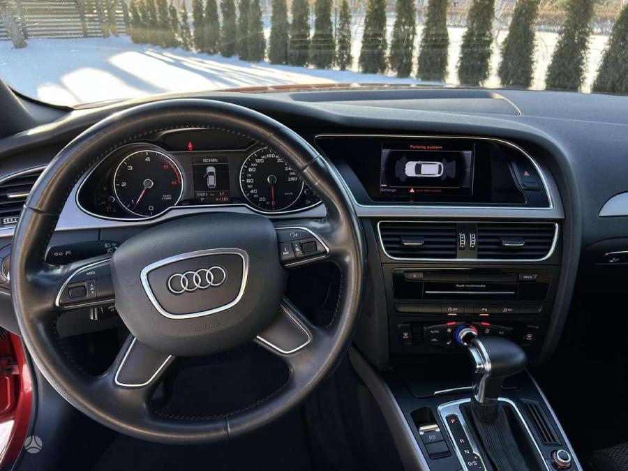 Sarkans Audi A4 Allroad 2015 Marijampole, ar dzinēja tilpumu 2.97 L un nobraukumu 216 tūkst. km par 10000 €, foto 18 vietnē AUTOMOTO.COM.LV