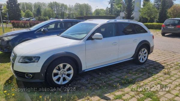 White Audi A4 Allroad 2010 in Tallinn, with an engine capacity of 3.00 L and mileage of 317 thousand km for 6100 €, photo 5 on AUTOMOTO.COM.LV