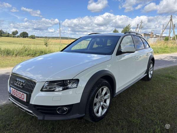 White Audi A4 Allroad 2011 in Varena, with an engine capacity of 1.97 L and mileage of 263 thousand km for 6700 €, photo 1 on AUTOMOTO.COM.LV