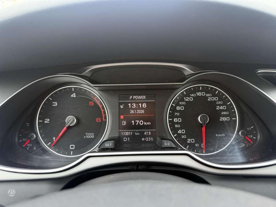 Balts Audi A4 Allroad 2012 Viļņa, ar dzinēja tilpumu 1.97 L un nobraukumu 173 tūkst. km par 5900 €, foto 13 vietnē AUTOMOTO.COM.LV