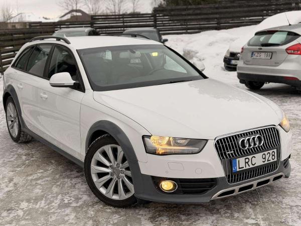 White Audi A4 Allroad 2013 in Palanga, with an engine capacity of 1.97 L and mileage of 180 thousand km for 6800 €, photo 3 on AUTOMOTO.COM.LV