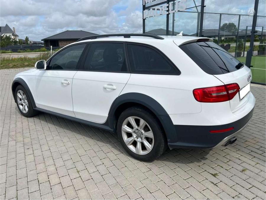 White Audi A4 Allroad 2013 in Klaipeda, with an engine capacity of 1.97 L and mileage of 291 thousand km for 6950 €, photo 6 on AUTOMOTO.COM.LV