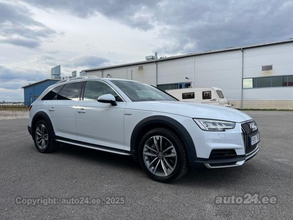 White Audi A4 Allroad 2018 in Tartu, with an engine capacity of 2.00 L and mileage of 81 thousand km for 28500 €, photo 3 on AUTOMOTO.COM.LV