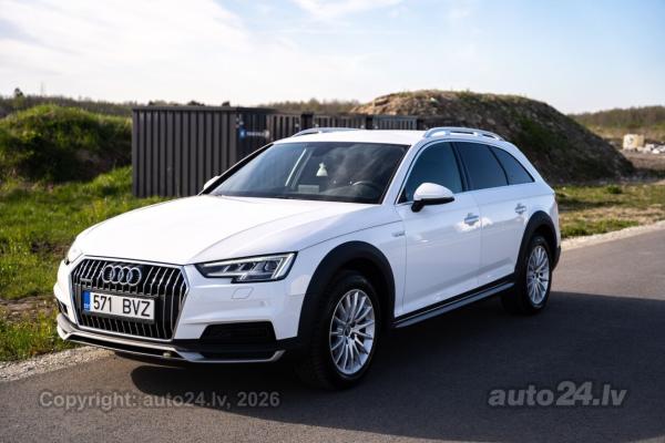 White Audi A4 Allroad 2018 in Tallinn, with an engine capacity of 2.00 L and mileage of 166 thousand km for 16690 €, photo 1 on AUTOMOTO.COM.LV