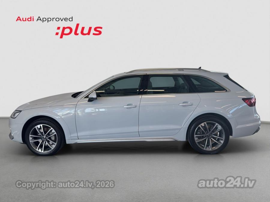 White Audi A4 Allroad 2022 in Tallinn, with an engine capacity of 2.00 L and mileage of 100 thousand km for 33900 €, photo 3 on AUTOMOTO.COM.LV