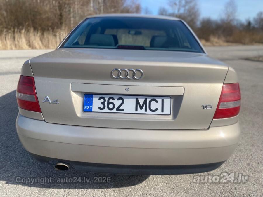 Beige Audi A4 2000 in Voru, with an engine capacity of 1.60 L and mileage of 217 thousand km for 1850 €, photo 7 on AUTOMOTO.COM.LV