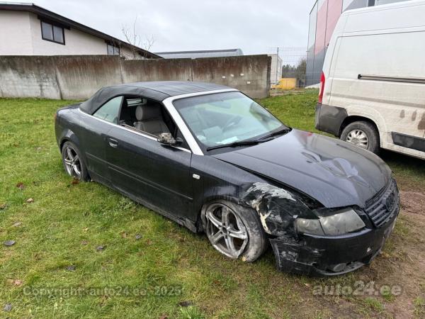Black Audi A4 2003 in Tartu, with an engine capacity of 3.00 L and mileage of 0 thousand km for 650 €, photo 2 on AUTOMOTO.COM.LV
