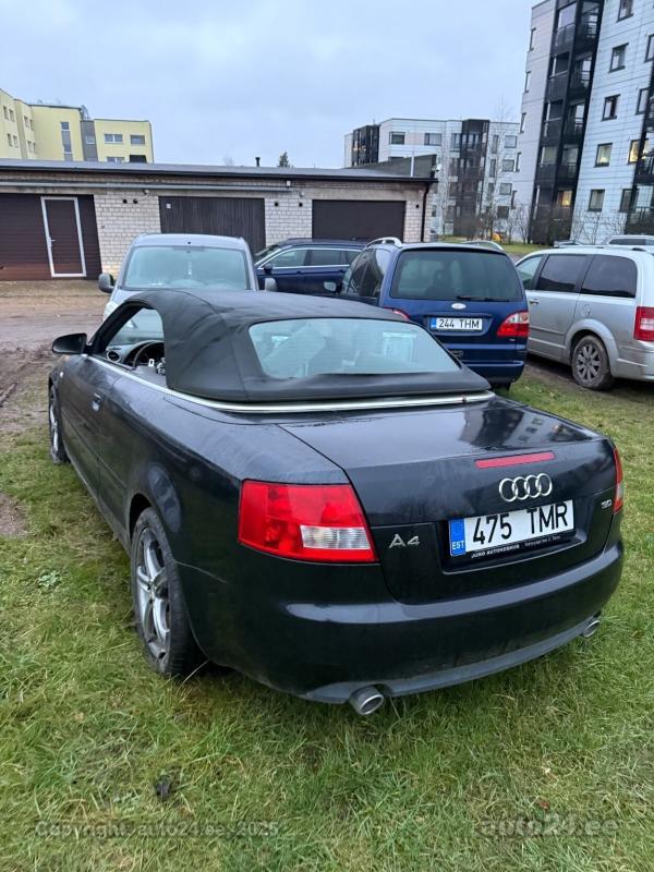 Black Audi A4 2003 in Tartu, with an engine capacity of 3.00 L and mileage of 0 thousand km for 650 €, photo 3 on AUTOMOTO.COM.LV