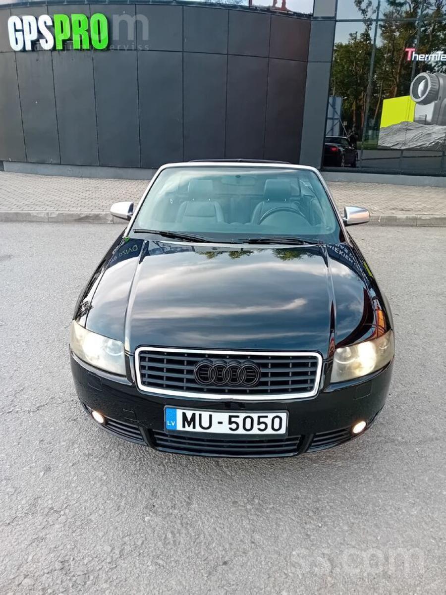 Black Audi A4 2003 in Riga, with an engine capacity of 2.50 L and mileage of 313 thousand km for 3150 €, photo 8 on AUTOMOTO.COM.LV