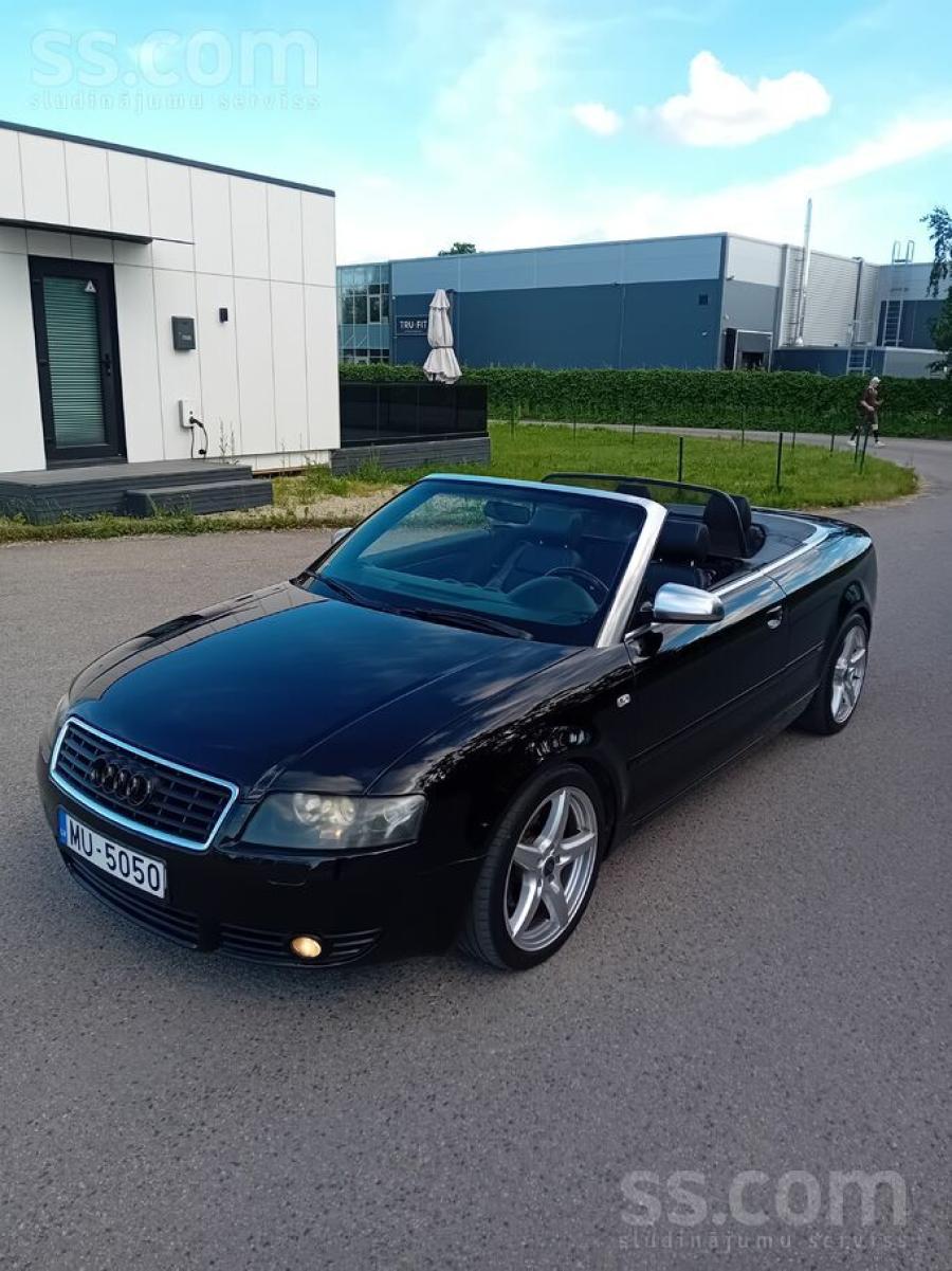Black Audi A4 2003 in Riga, with an engine capacity of 2.50 L and mileage of 313 thousand km for 3150 €, photo 11 on AUTOMOTO.COM.LV