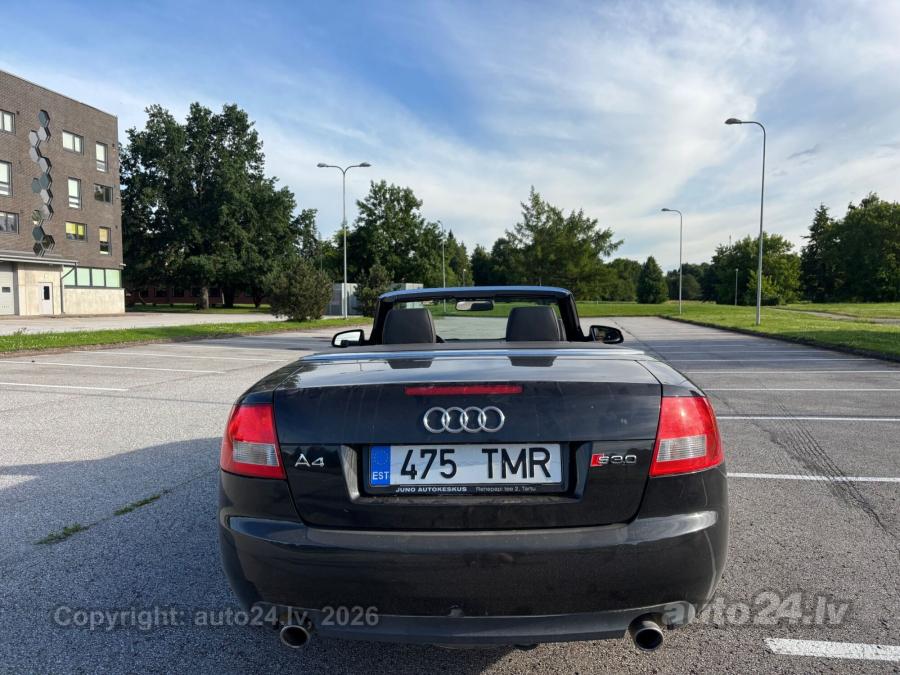 Black Audi A4 2003 in Tallinn, with an engine capacity of 3.00 L and mileage of 241 thousand km for 4500 €, photo 5 on AUTOMOTO.COM.LV