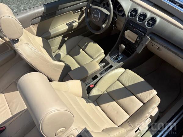 Black Audi A4 2003 in Riga, with an engine capacity of 3.00 L and mileage of 0 thousand km for 3590 €, photo 4 on AUTOMOTO.COM.LV