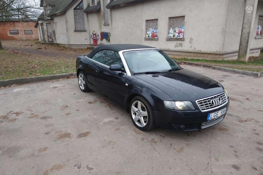 Black Audi A4 2004 in Vilnius, with an engine capacity of 2.50 L and mileage of 2240 thousand km for 2350 €, photo 2 on AUTOMOTO.COM.LV