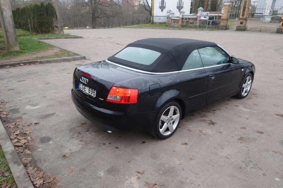 Black Audi A4 2004 in Vilnius, with an engine capacity of 2.50 L and mileage of 2240 thousand km for 2350 €, photo 3 on AUTOMOTO.COM.LV