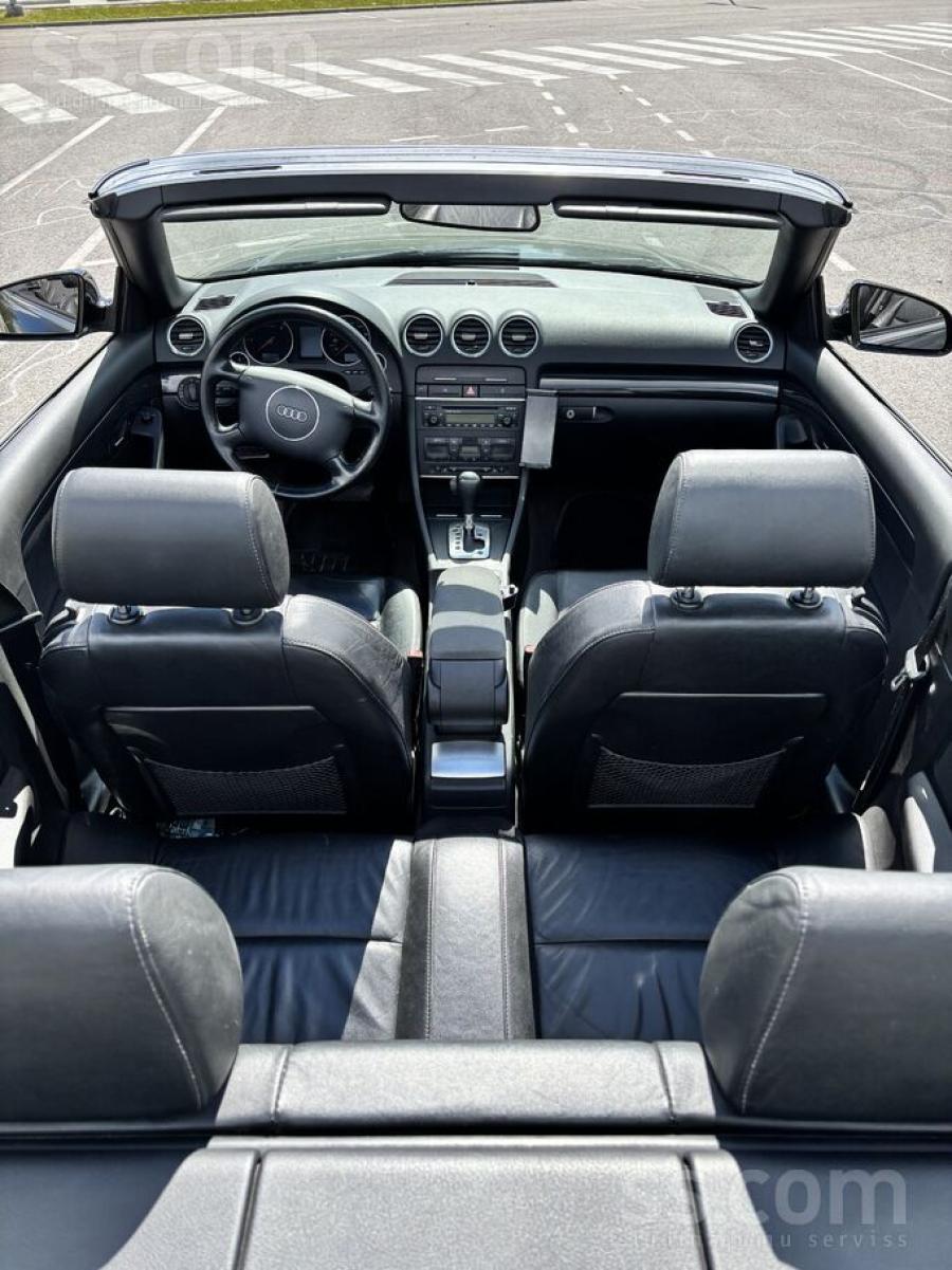 Black Audi A4 2004 in Cesis, with an engine capacity of 2.50 L and mileage of 279 thousand km for 4350 €, photo 9 on AUTOMOTO.COM.LV