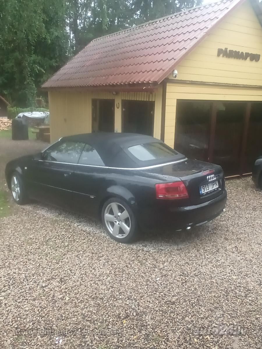 Black Audi A4 2004 in Tallinn, with an engine capacity of 2.50 L and mileage of 186 thousand km for 6600 €, photo 10 on AUTOMOTO.COM.LV