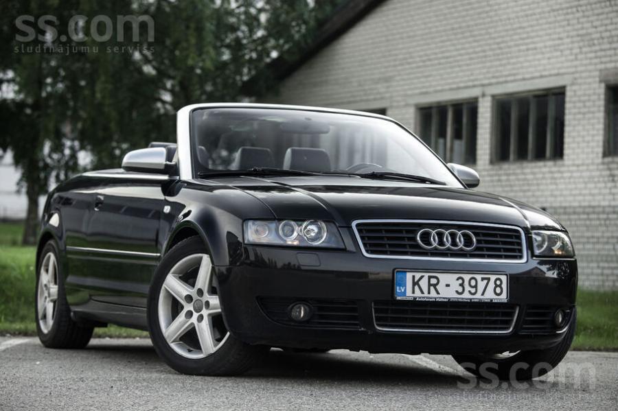 Black Audi A4 2004 in Tukums, with an engine capacity of 2.50 L and mileage of 254 thousand km for 3550 €, photo 1 on AUTOMOTO.COM.LV