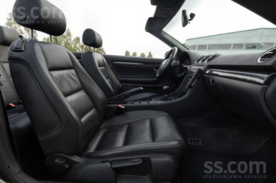 Black Audi A4 2004 in Tukums, with an engine capacity of 2.50 L and mileage of 254 thousand km for 3550 €, photo 15 on AUTOMOTO.COM.LV