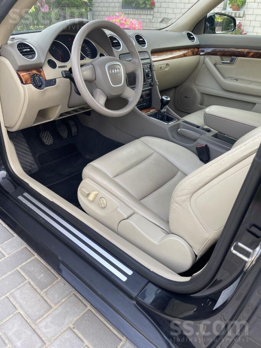 Black Audi A4 2006 in Cesis, with an engine capacity of 2.00 L and mileage of 310 thousand km for 5200 €, photo 10 on AUTOMOTO.COM.LV