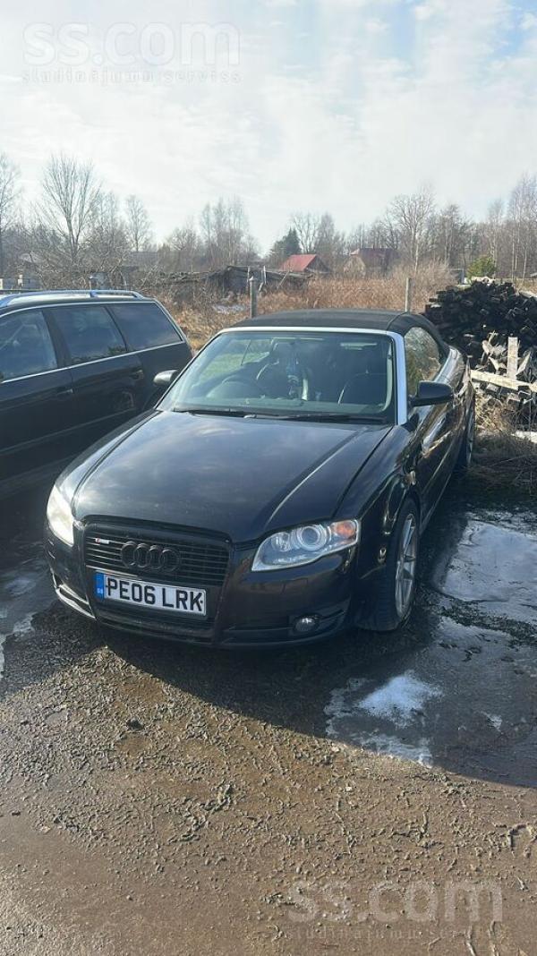 Black Audi A4 2006 in Riga, with an engine capacity of 2.00 L and mileage of 123 thousand km for 2500 €, photo 1 on AUTOMOTO.COM.LV