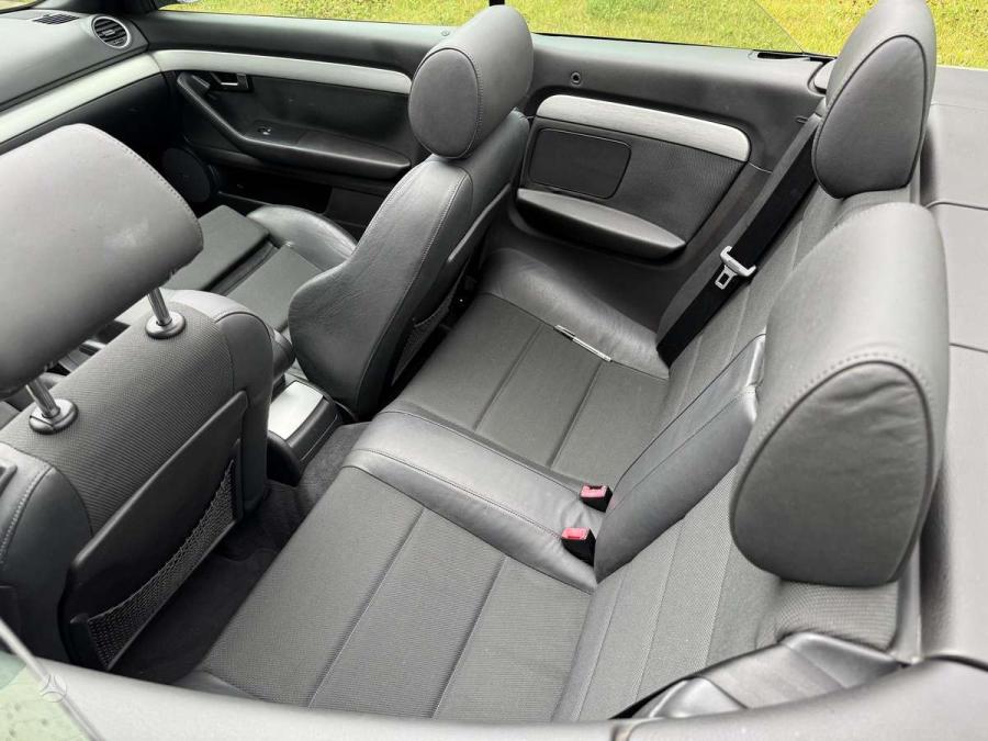 Black Audi A4 2006 in Vilnius, with an engine capacity of 1.78 L and mileage of 250 thousand km for 4999 €, photo 11 on AUTOMOTO.COM.LV