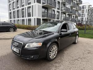 Black Audi A4 2006 in Vilnius, with an engine capacity of 2.00 L and mileage of 303 thousand km for 1700 €, photo  on AUTOMOTO.COM.LV