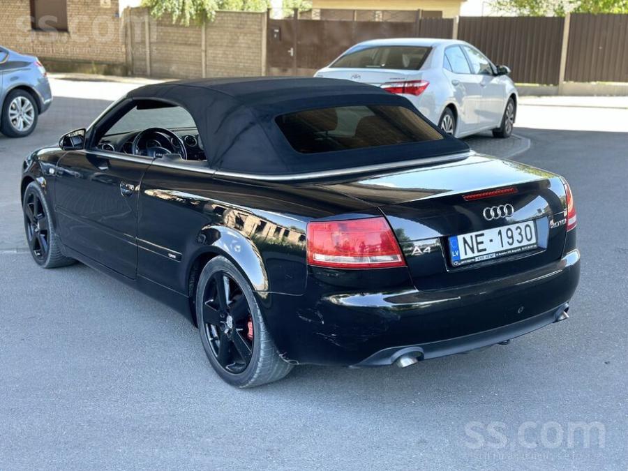 Black Audi A4 2007 in Daugavpils, with an engine capacity of 2.00 L and mileage of 135 thousand km for 5000 €, photo 4 on AUTOMOTO.COM.LV