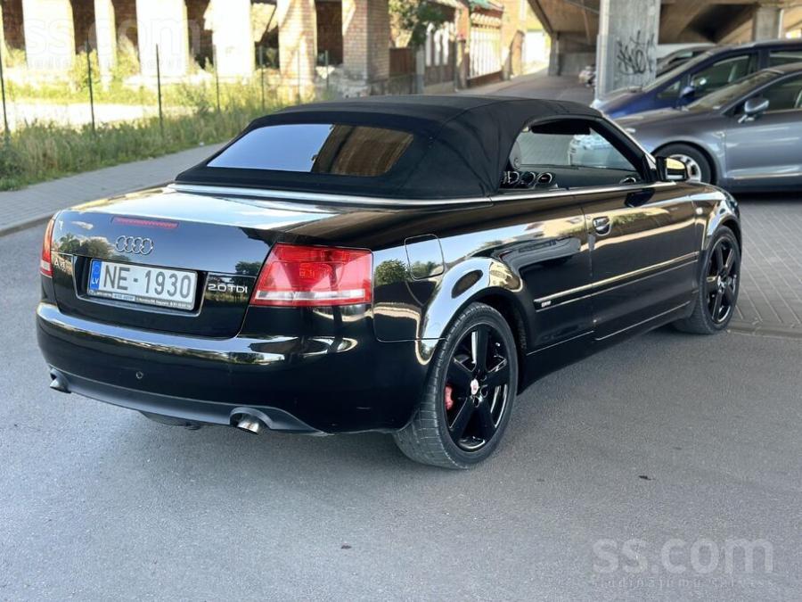 Black Audi A4 2007 in Daugavpils, with an engine capacity of 2.00 L and mileage of 135 thousand km for 5000 €, photo 5 on AUTOMOTO.COM.LV