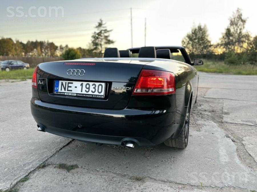 Black Audi A4 2007 in Daugavpils, with an engine capacity of 2.00 L and mileage of 135 thousand km for 5000 €, photo 17 on AUTOMOTO.COM.LV