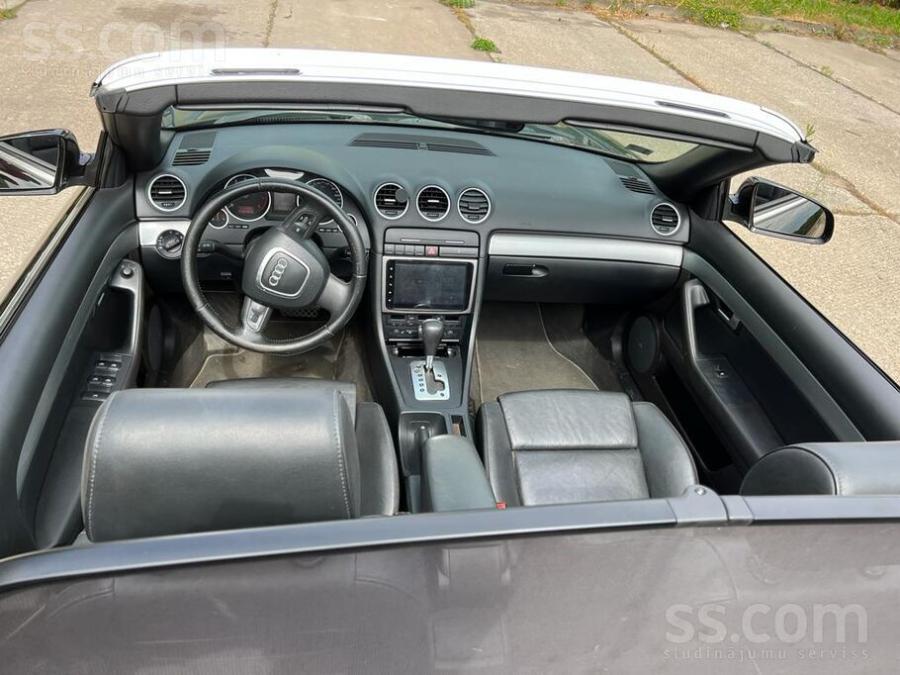 Black Audi A4 2007 in Daugavpils, with an engine capacity of 3.20 L and mileage of 263 thousand km for 4800 €, photo 6 on AUTOMOTO.COM.LV