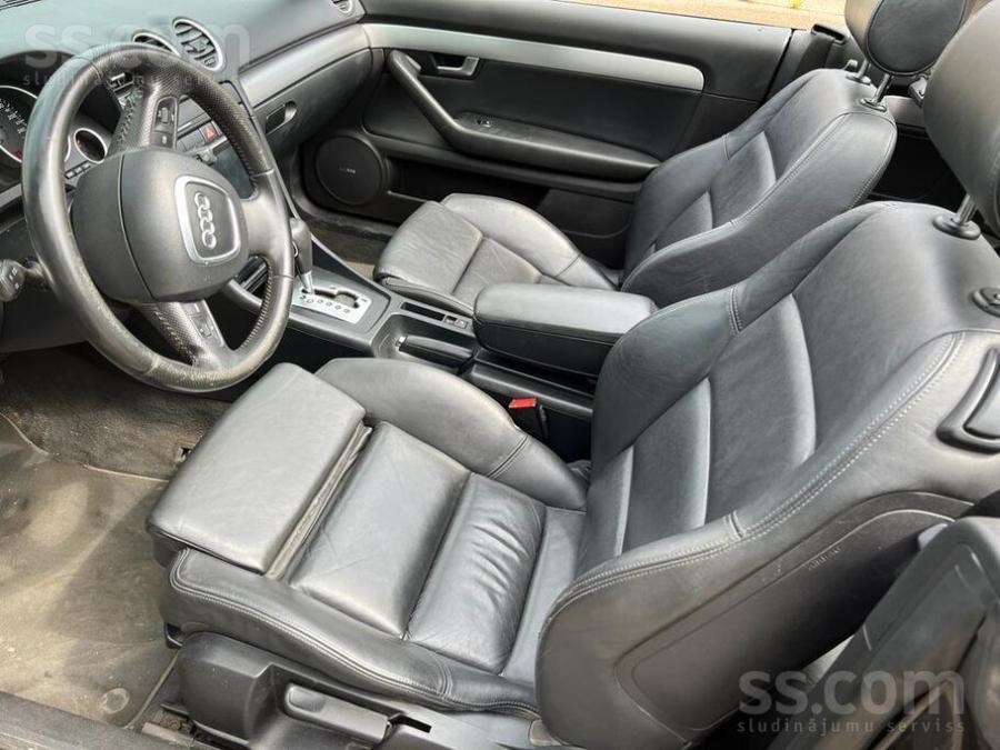 Black Audi A4 2007 in Daugavpils, with an engine capacity of 3.20 L and mileage of 263 thousand km for 4800 €, photo 10 on AUTOMOTO.COM.LV