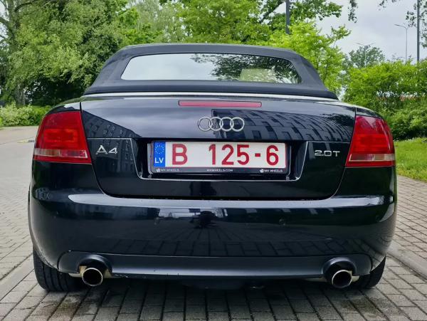 Black Audi A4 2007 in Riga, with an engine capacity of 2.00 L and mileage of 349 thousand km for 3990 €, photo 6 on AUTOMOTO.COM.LV