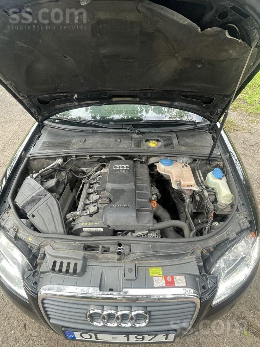 Melns Audi A4 2007 Rīga, ar dzinēja tilpumu 2.00 L un nobraukumu 173 tūkst. km par 5850 €, foto 11 vietnē AUTOMOTO.COM.LV