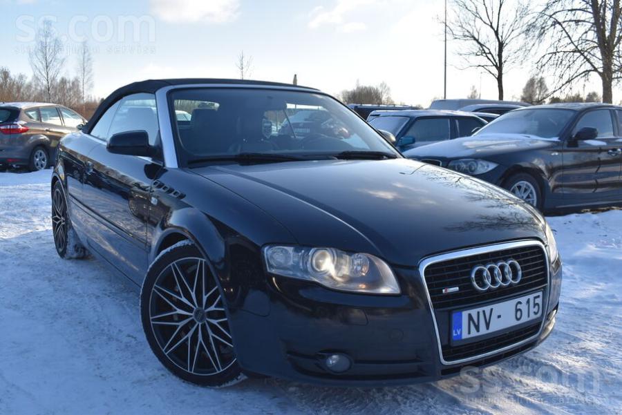 Black Audi A4 2008 in Kuldiga, with an engine capacity of 2.00 L and mileage of 0 thousand km for 5900 €, photo 4 on AUTOMOTO.COM.LV