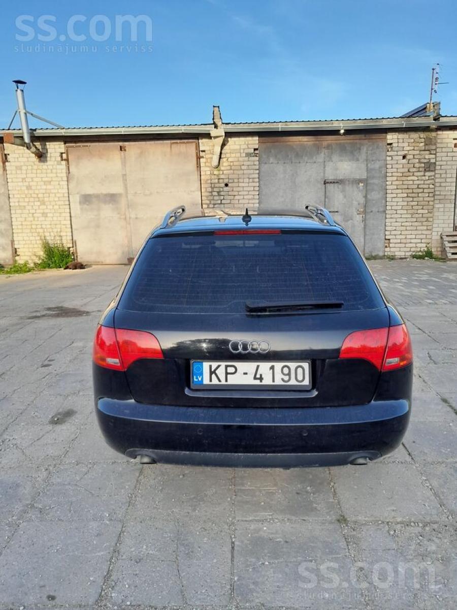 Black Audi A4 2008 in Talsi, with an engine capacity of 2.00 L and mileage of 282 thousand km for 3800 €, photo 5 on AUTOMOTO.COM.LV