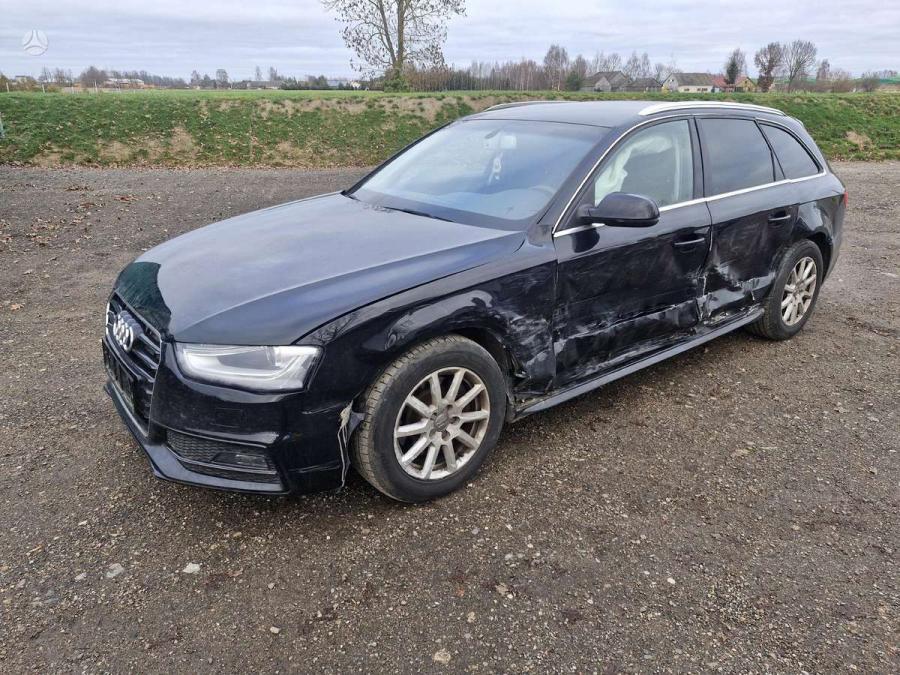 Black Audi A4 2013 in Marijampole, with an engine capacity of 2.00 L and mileage of 270 thousand km for 4700 €, photo 1 on AUTOMOTO.COM.LV